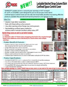 Lockable Ratchet Strap Tower Skirt Cover – CSCC Incorporated